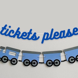 Custom Train Themed Birthday Banner, Personalized Train Banner With ...