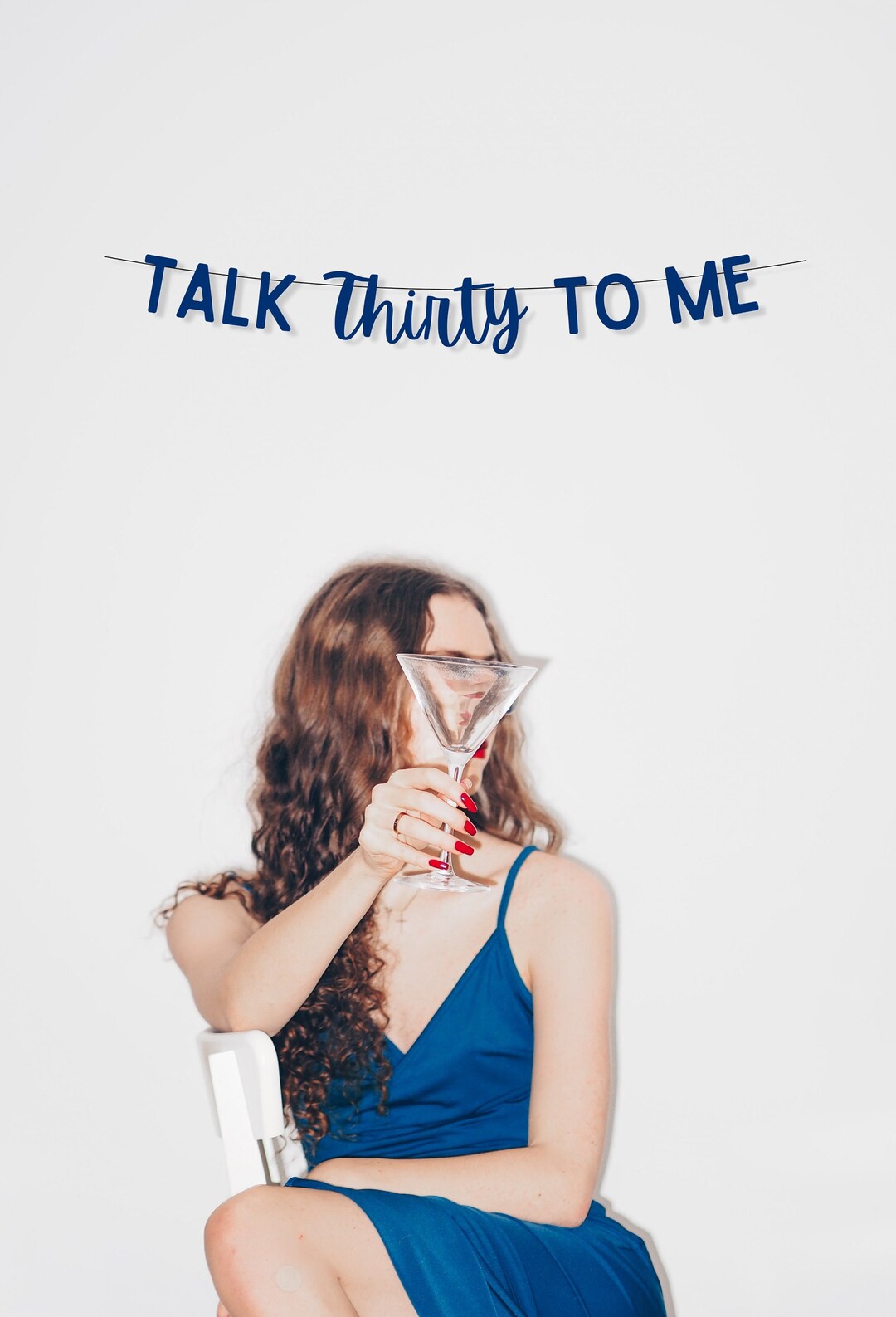 Talk Thirty to Me Banner for 30th Birthday Parties - Etsy