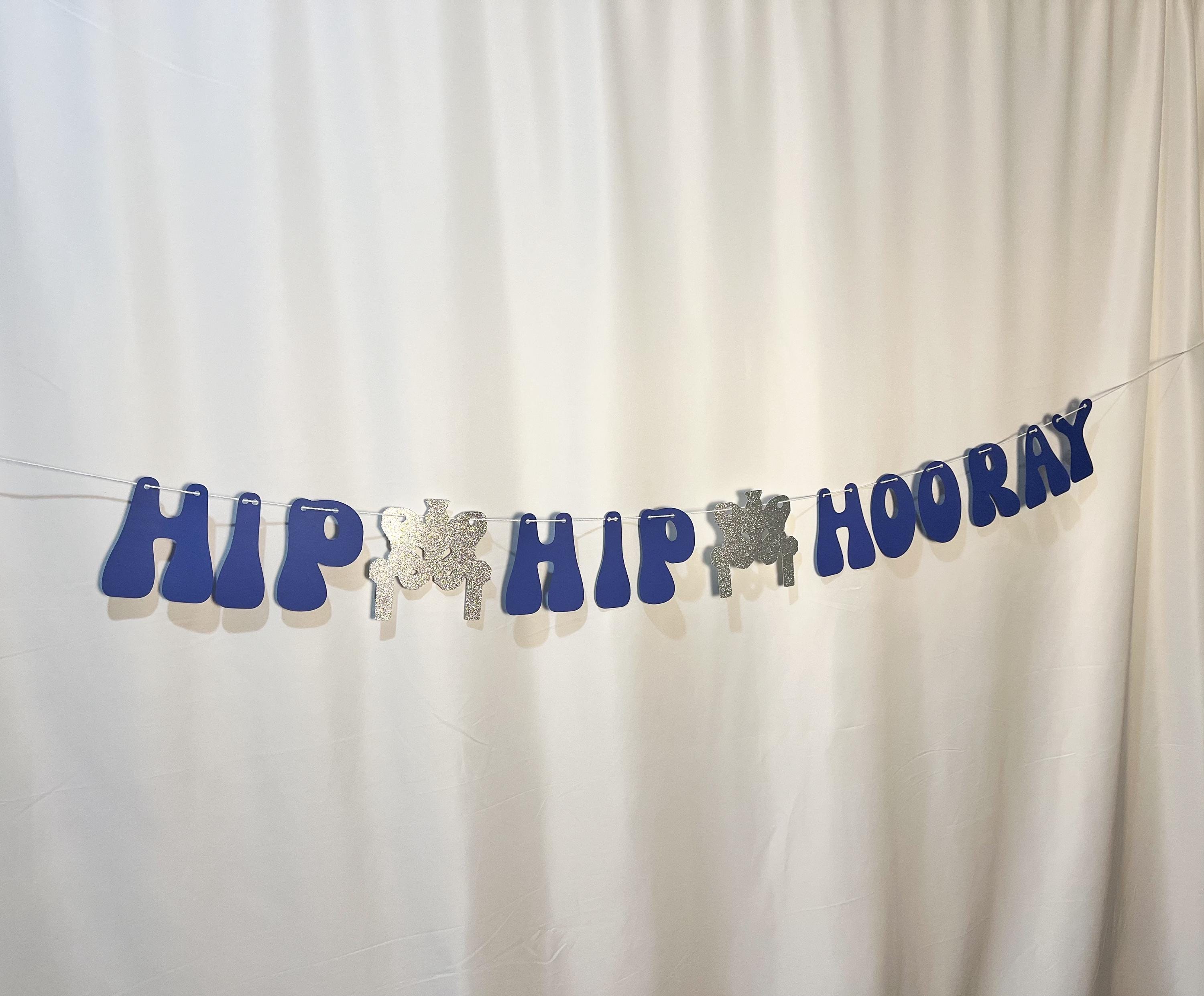 Hip Hip Hooray Banner, Hip Replacement Surgery Recovery Gift, Get Well ...