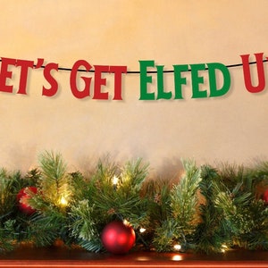 Holly Jolly Christmas Party Banner, Christmas Party Decoration, Holiday ...