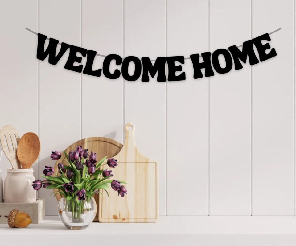 Welcome Home Banner, Welcome Sign for Home, Welcome Home Baby, Welcome ...