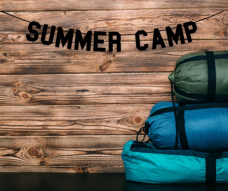 Happy Campers Birthday Party Banner Camping Theme Birthday - Etsy