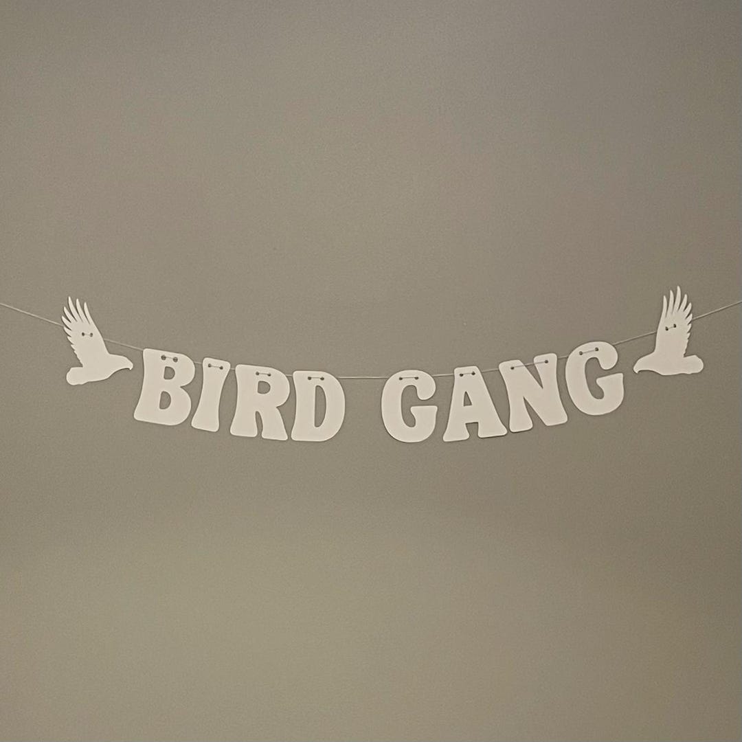 Bird Gang Banner, Philadelphia Decoration, Eagles Football Party Banner ...