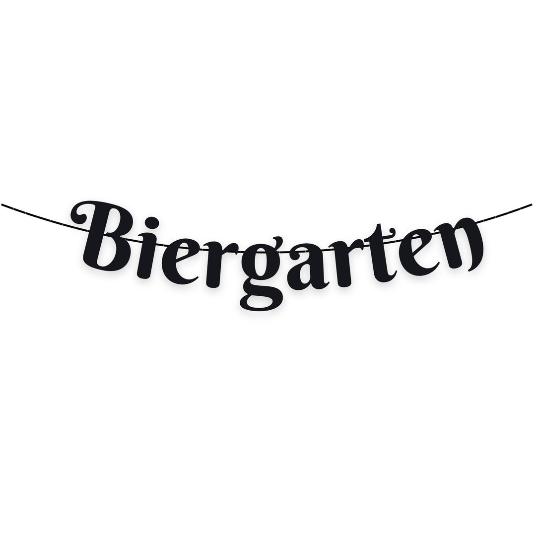 Biergarten Banner, Octoberfest Decoration, Fall Party Decor, Beer ...