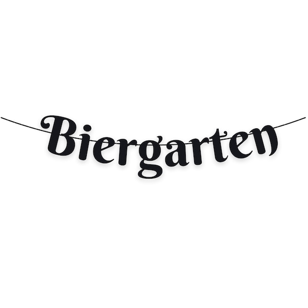Biergarten Sign - Etsy
