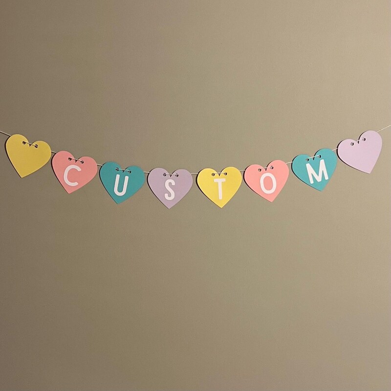 Valentine Banner - Etsy