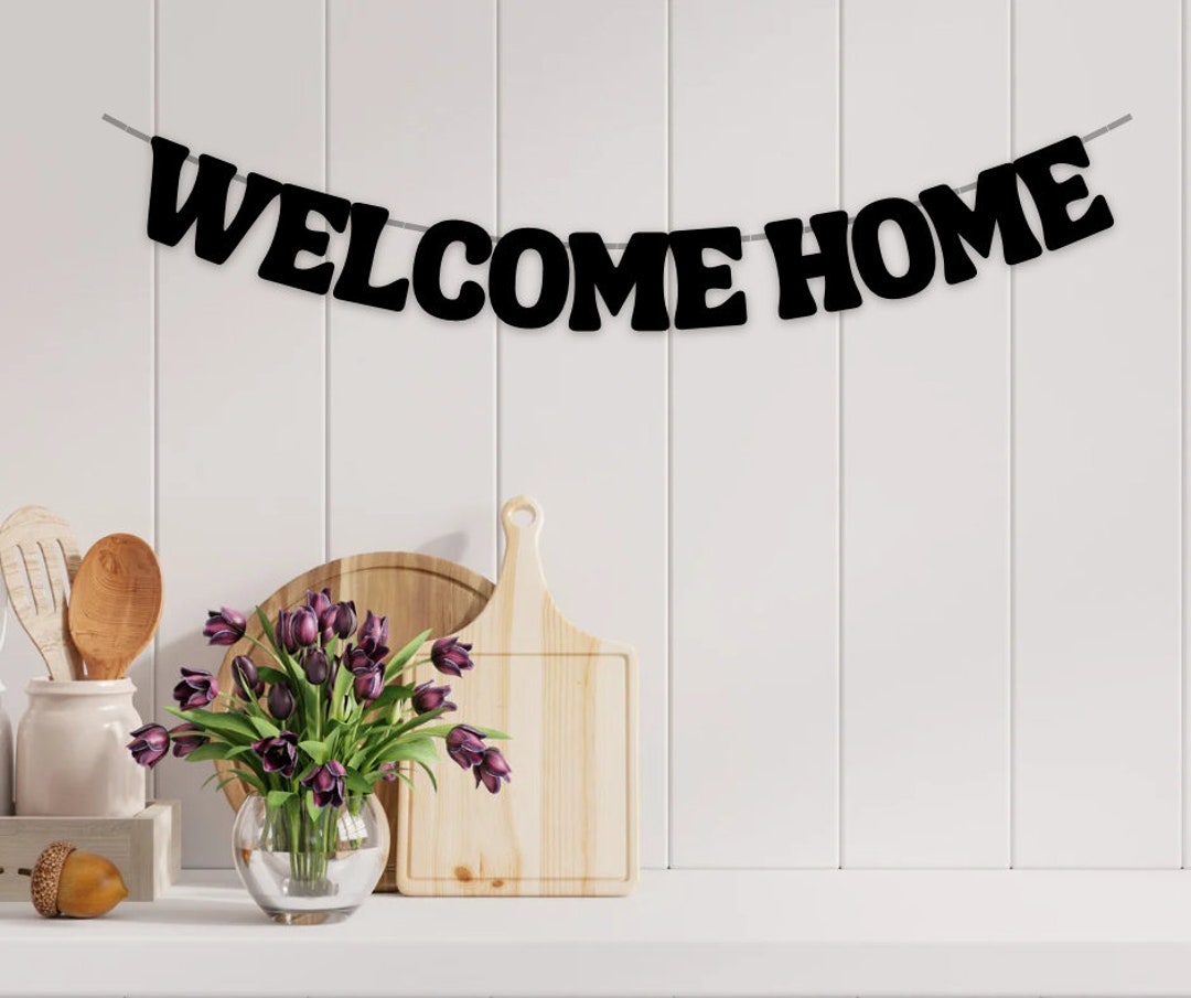 Welcome Home Banner, Welcome Sign for Home, Welcome Home Baby, Welcome ...
