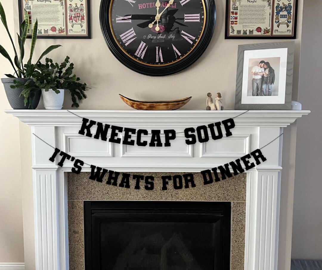 Kneecap Soup It's What's for Dinner Banner, Detroit Fans Decoration ...