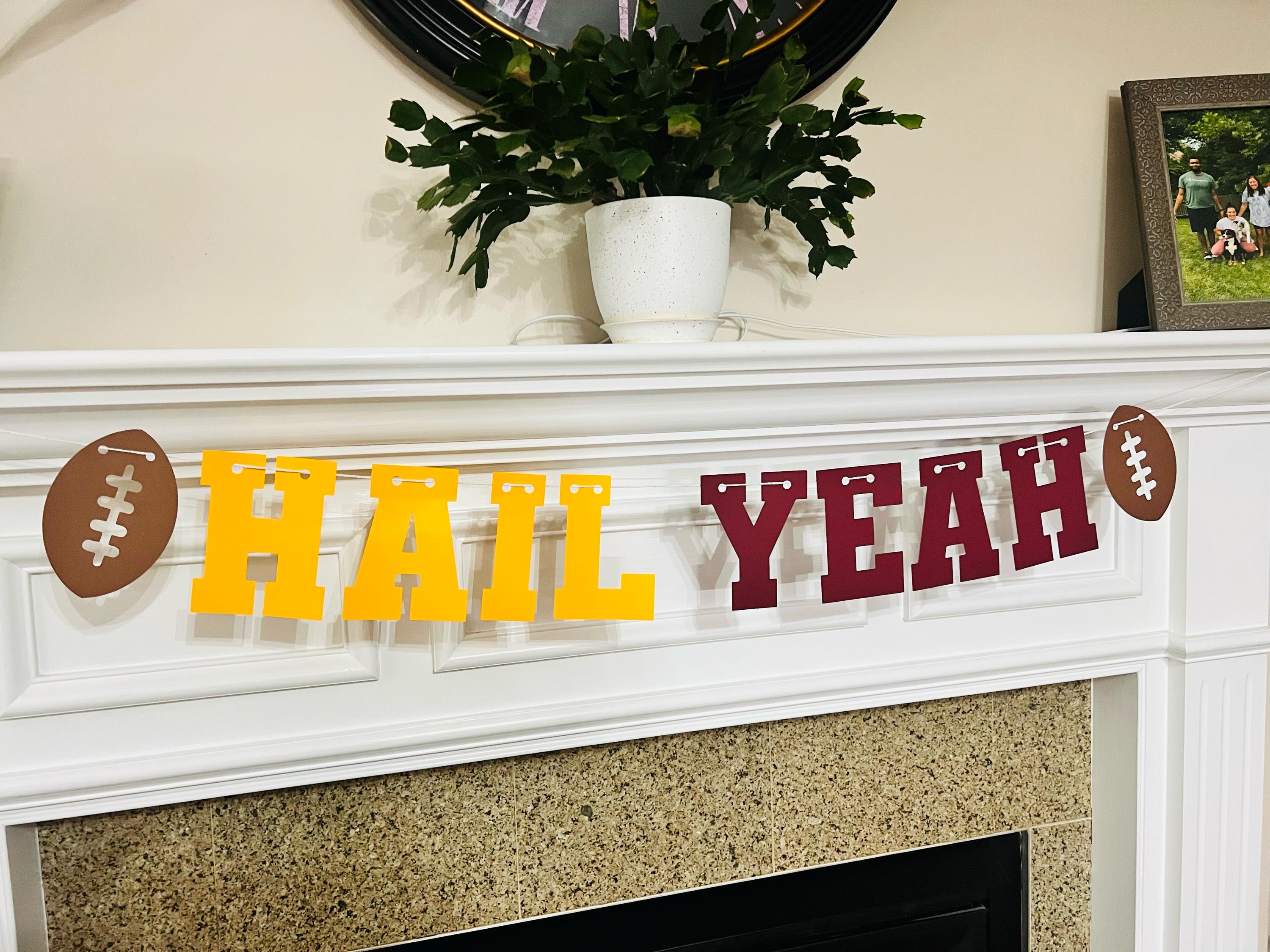 HTTC Banner, Hail to the Commanders Sign, Washington Football ...