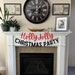 Holly Jolly Christmas Party Banner, Christmas Party Decoration, Holiday ...