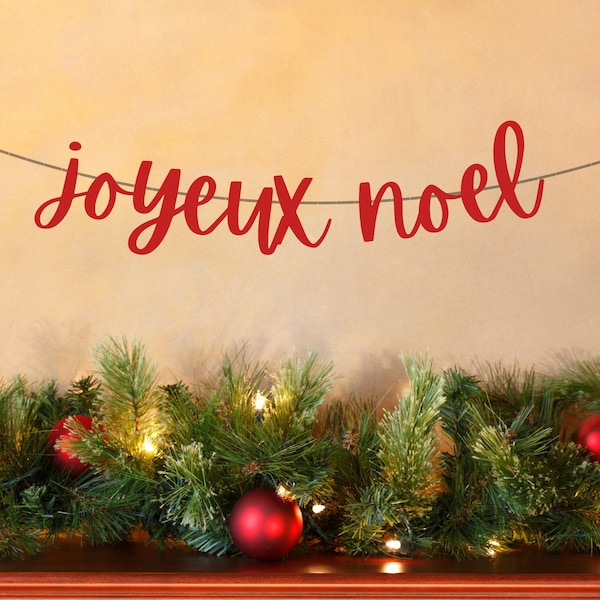 Joyeux Noel - Etsy