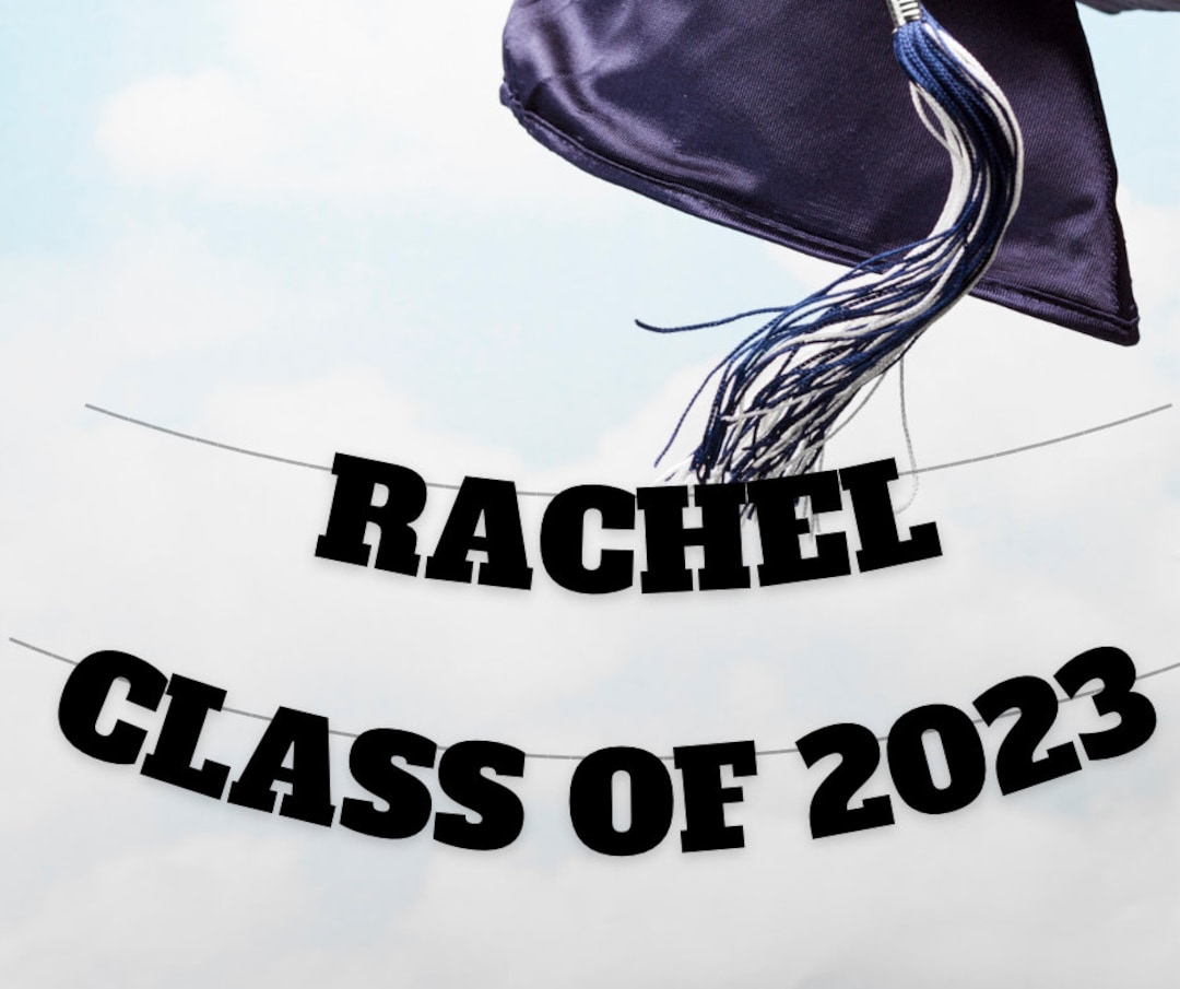 Custom Graduation Banner, Personalize It With Name, Class of 2024 ...