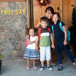 First Day of School Banners, My First Day, Personalized Back to School ...