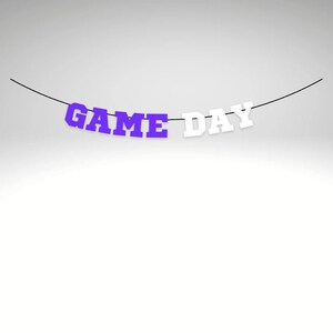 Game Day Banner Sign, Football Party Decoration, College Football, Bowl ...