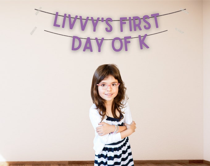 First Day of School, First Day of School Decorations, First Day of ...