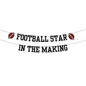 Football Birthday Banner, Custom Football Birthday Sign, Personalized ...