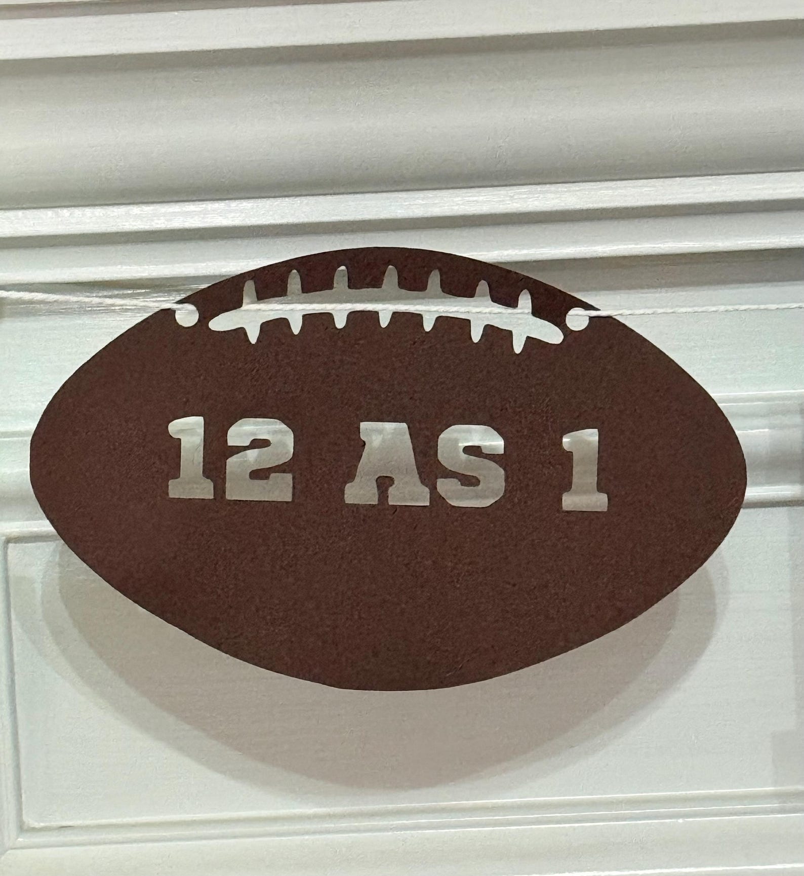 Seahawk Football Banner, Seattle Fans Party Decoration, 12 as 1 ...