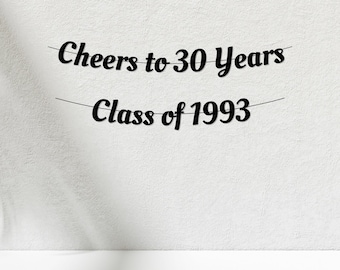 25th Class Reunion Welcome Sign 50th Class Reunion Poster High School ...