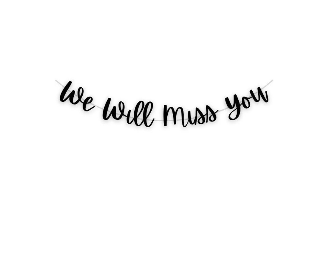 Retirement Banner, We Will Miss You Office Party, Coworker Going Away ...