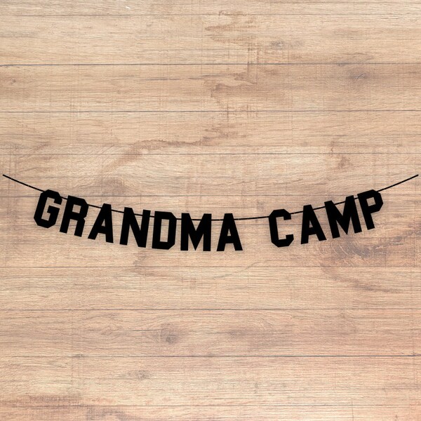 Camp Grandma - Etsy