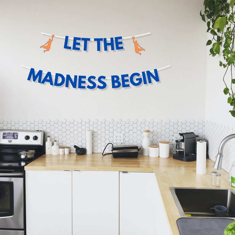 Let the Madness Begin Banner for Your March Madness Party - Etsy
