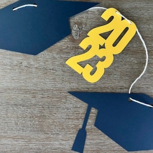 Mini Graduation Card Banner Sign for Card Box or Basket, Graduation ...