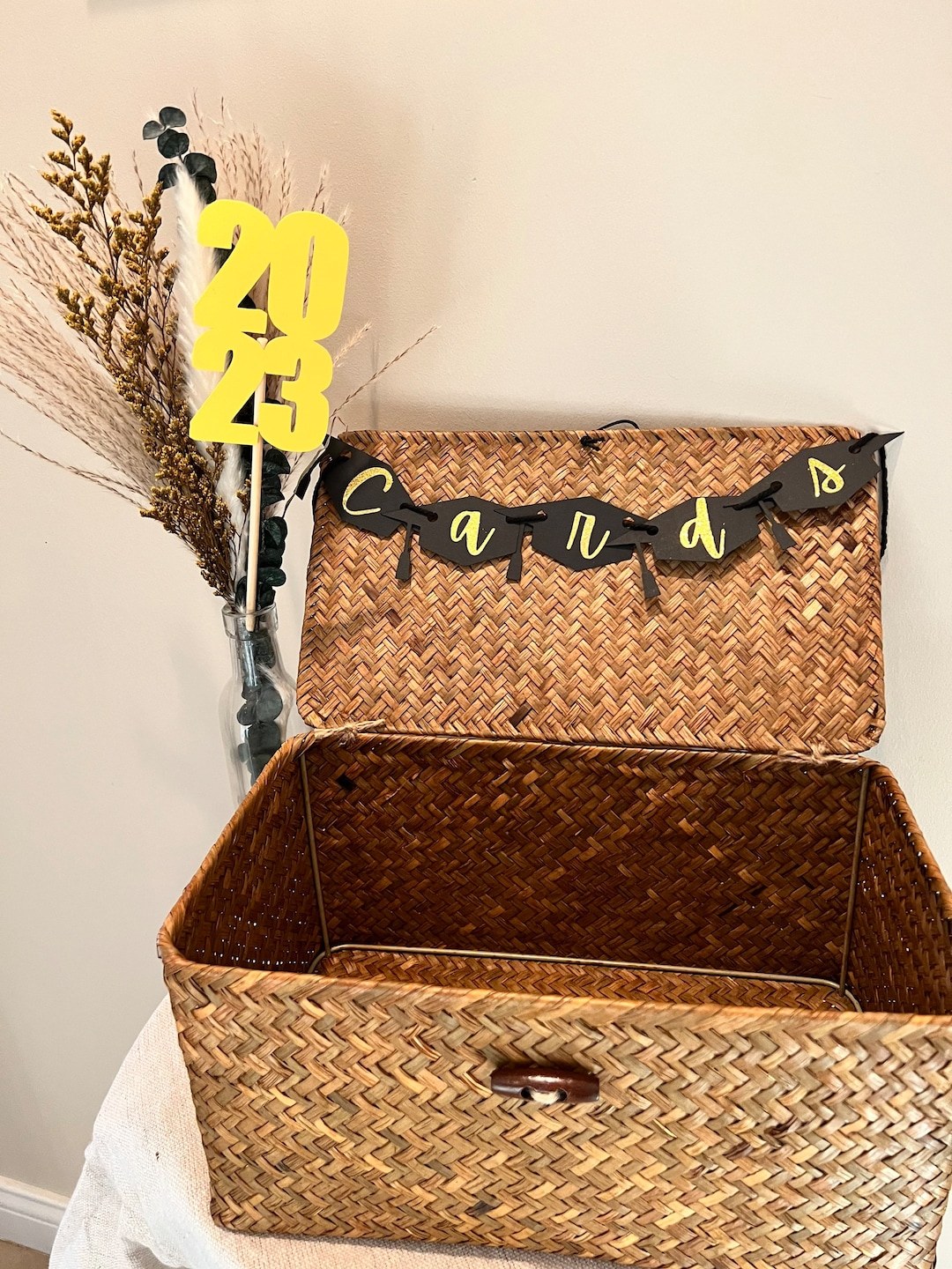 Mini Graduation Card Banner Sign for Card Box or Basket, Graduation ...