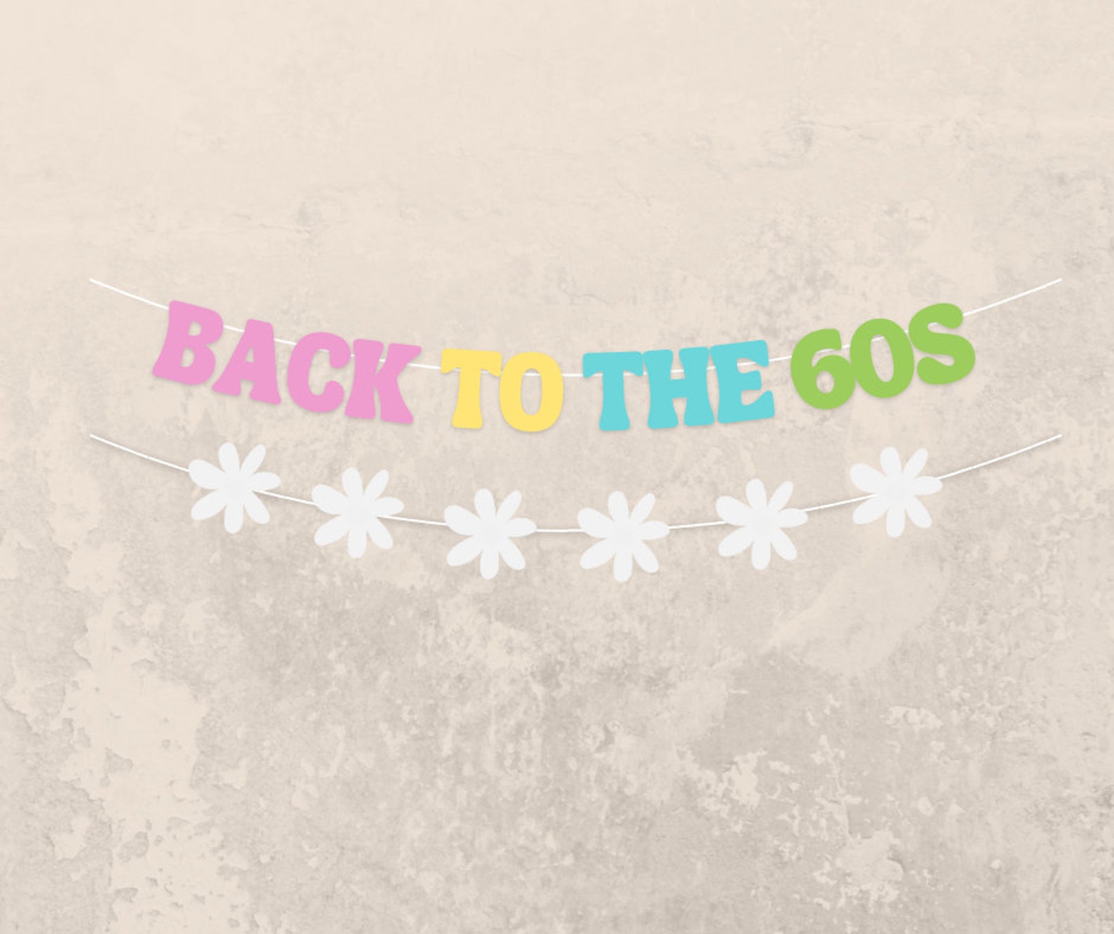 60s Party Decorations , 60's Party Banner, Birthday Banner, Party Sign ...