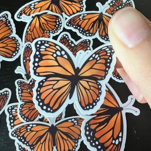 Monarch Butterfly Sticker Pack - Etsy
