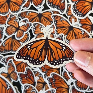 Monarch Butterfly Sticker Pack - Etsy