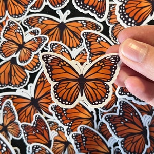 Monarch Butterfly Sticker Pack - Etsy
