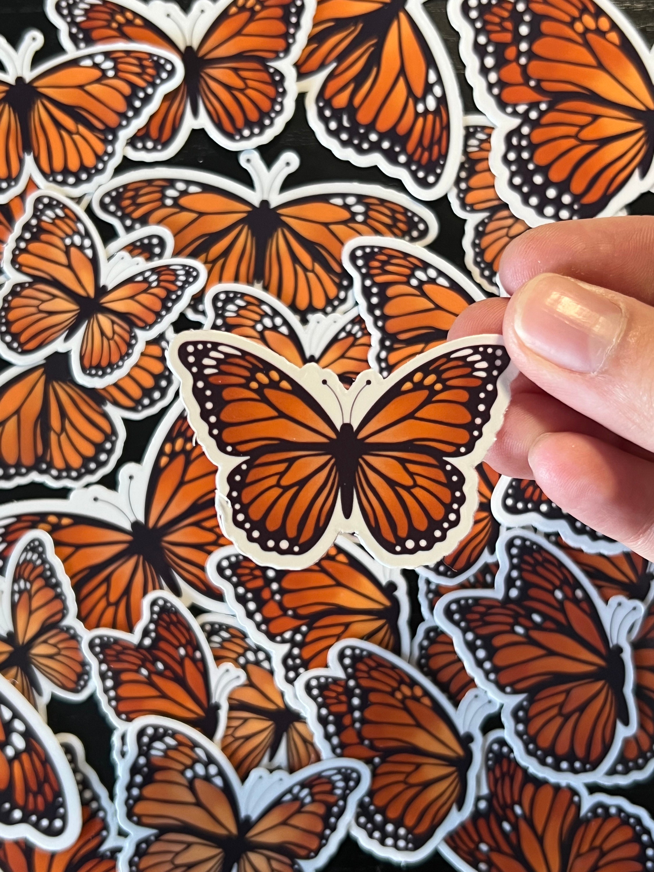 Monarch Butterfly Sticker Pack - Etsy