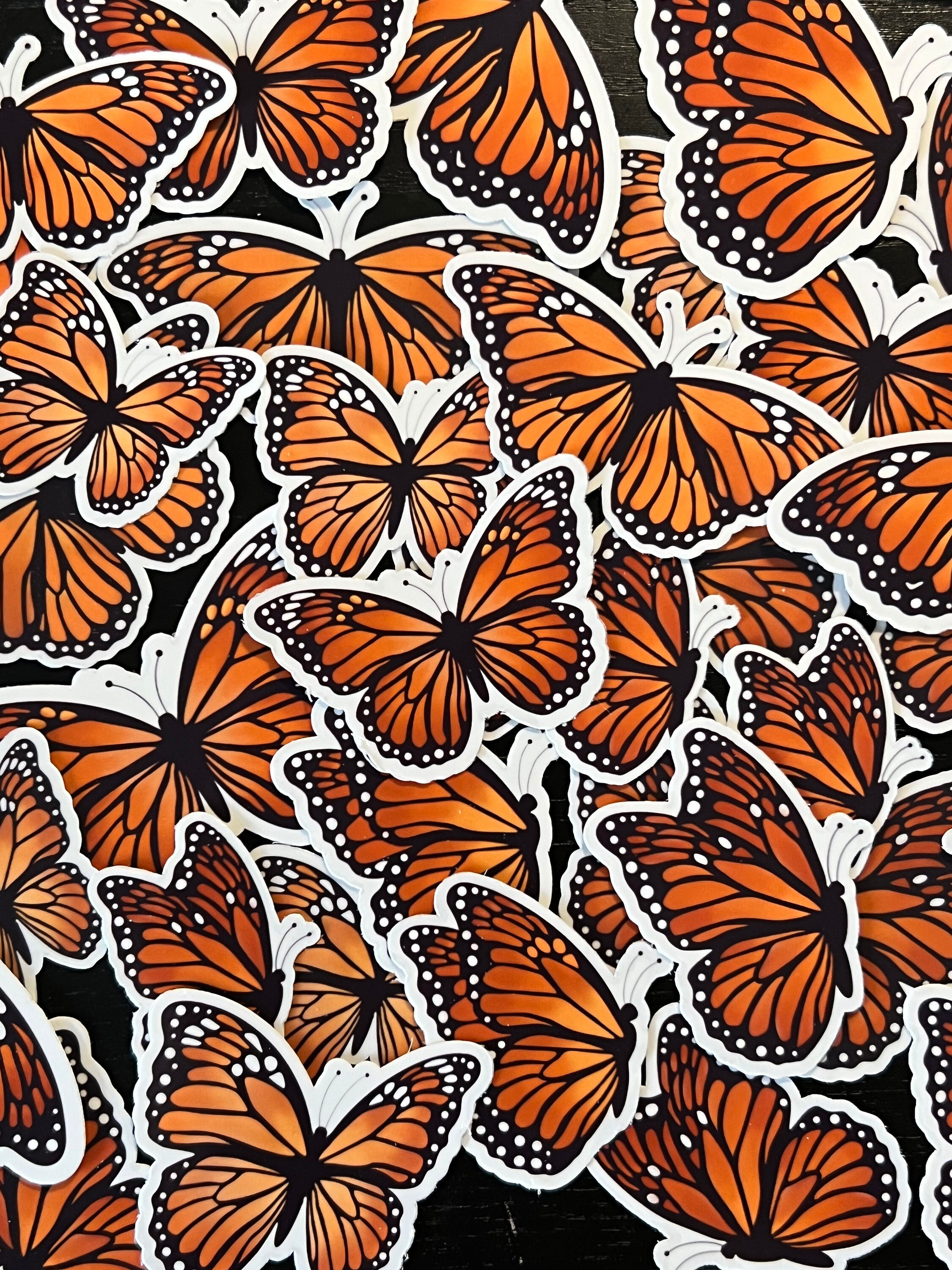 Monarch Butterfly Sticker Pack - Etsy