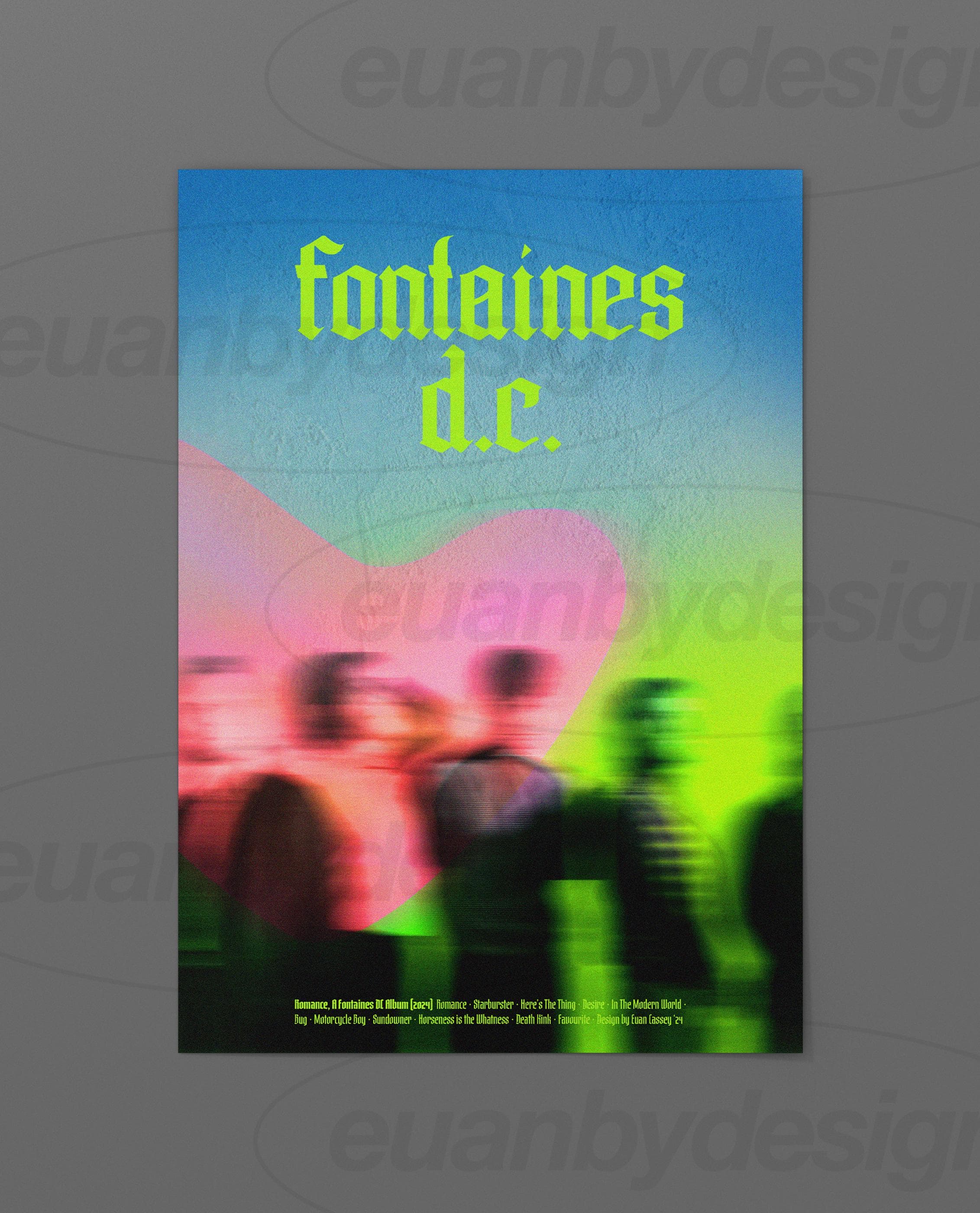 Fontaines D.C. Romance Album Poster - Etsy