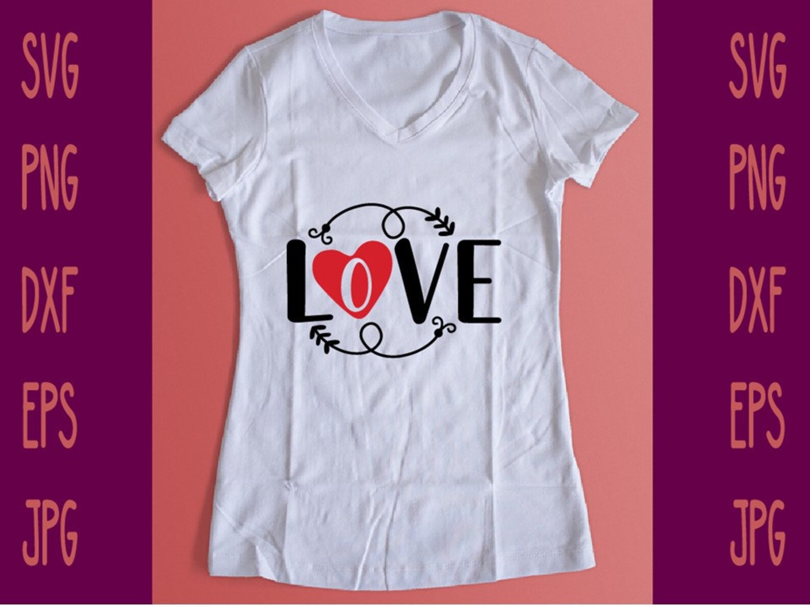 Love SVG Bundle - Etsy