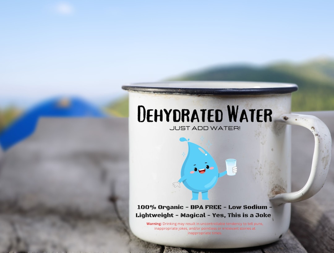 Dehydrated Water, Funny Gag Gift, Novelty Drink-ware, Practical Joke - Etsy