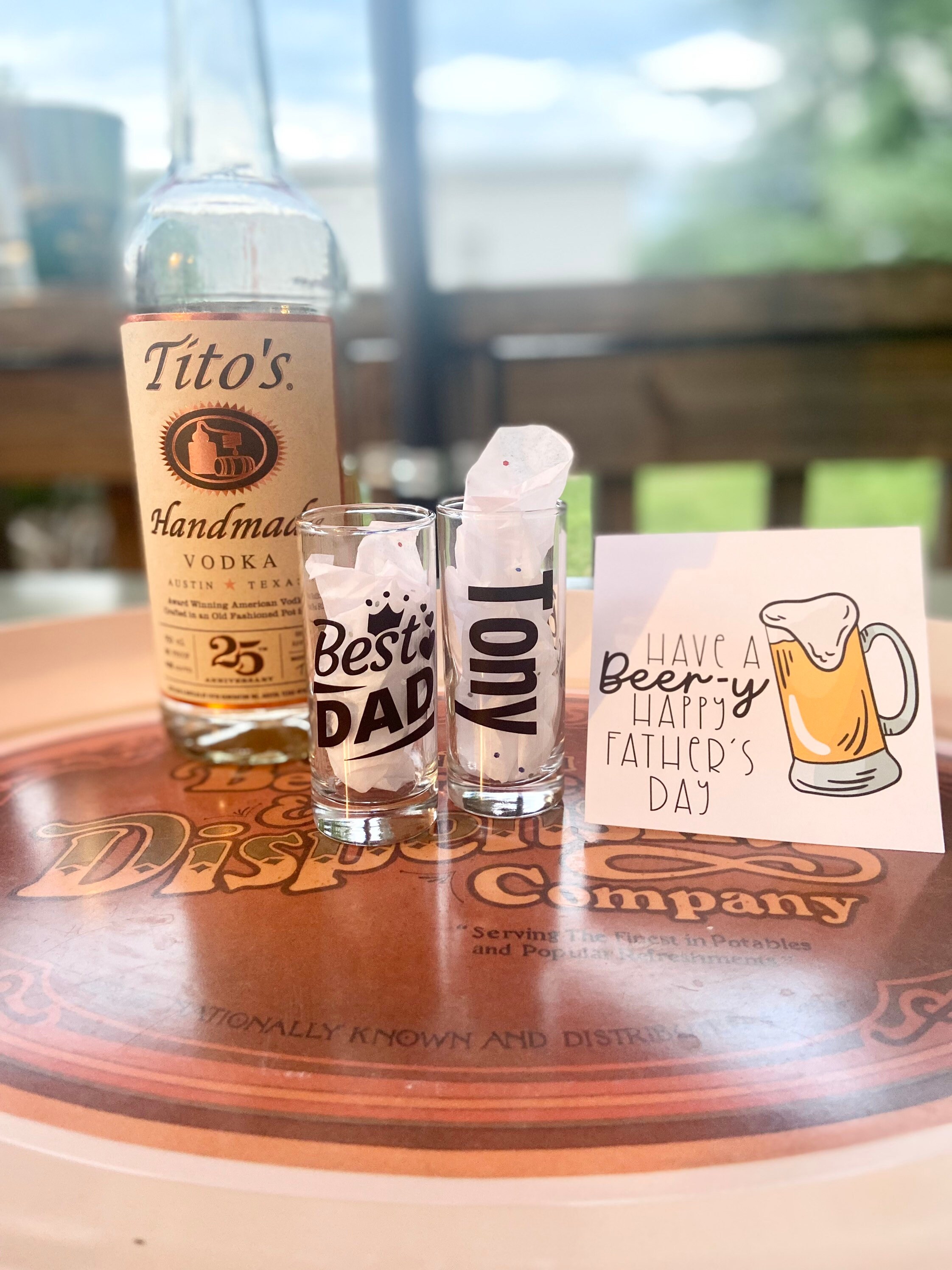 Fathers Day Shot Glass Best Dad Shot Glass - Etsy