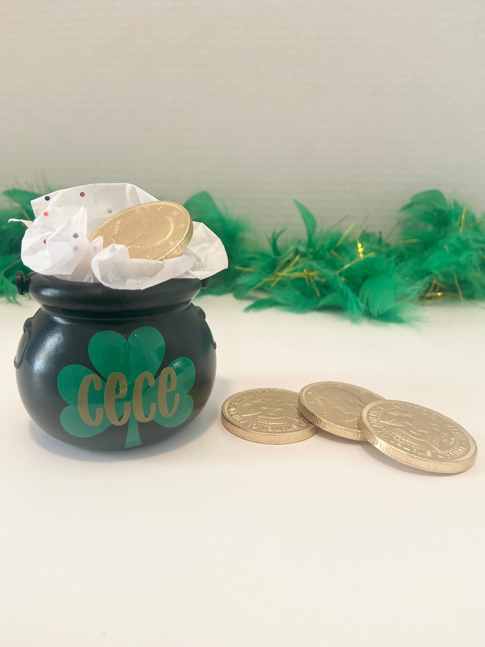 Personalized Leprechaun Pot of Gold Favor St. Patricks Day - Etsy