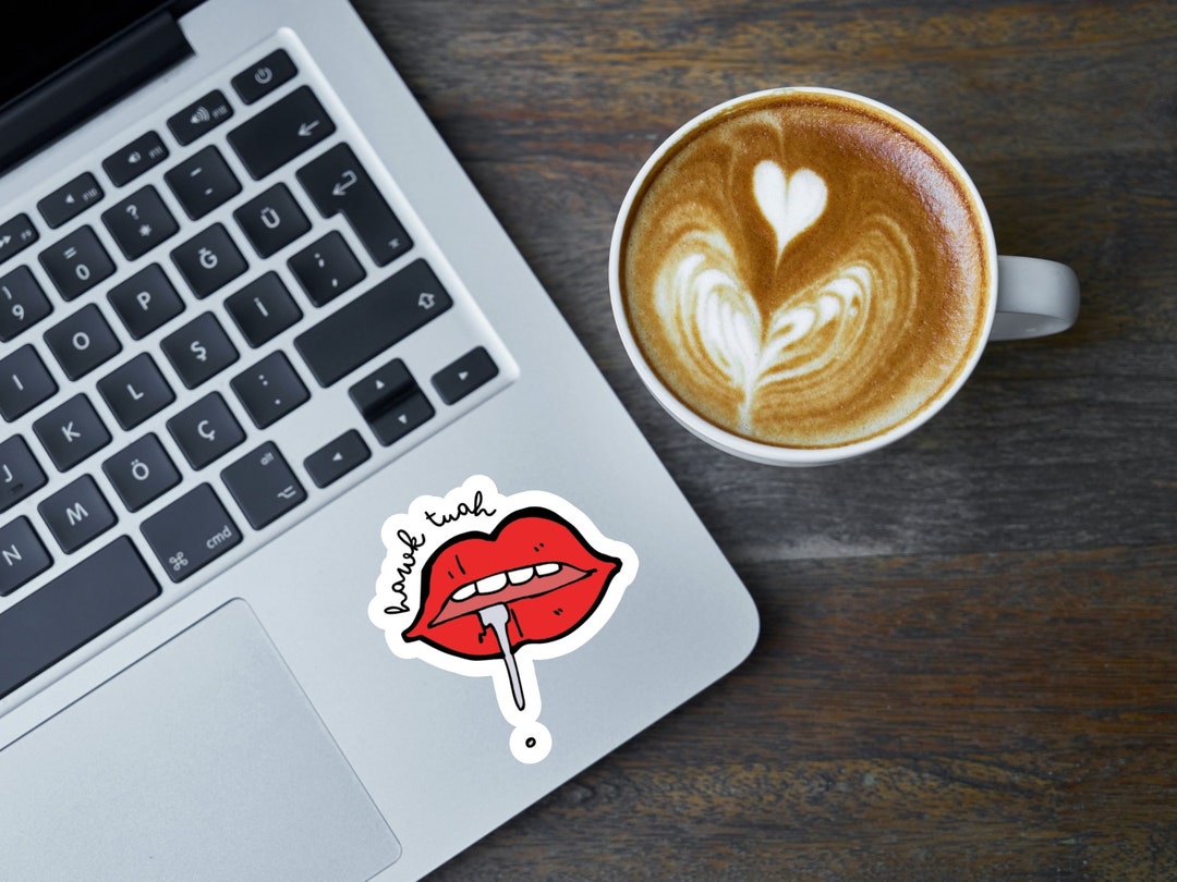 Funniest Memes Vinyl Sticker hawk Tuah Girl, Custom-cut Vinyl Stickers ...