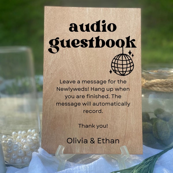 Audio Guest Book - Etsy