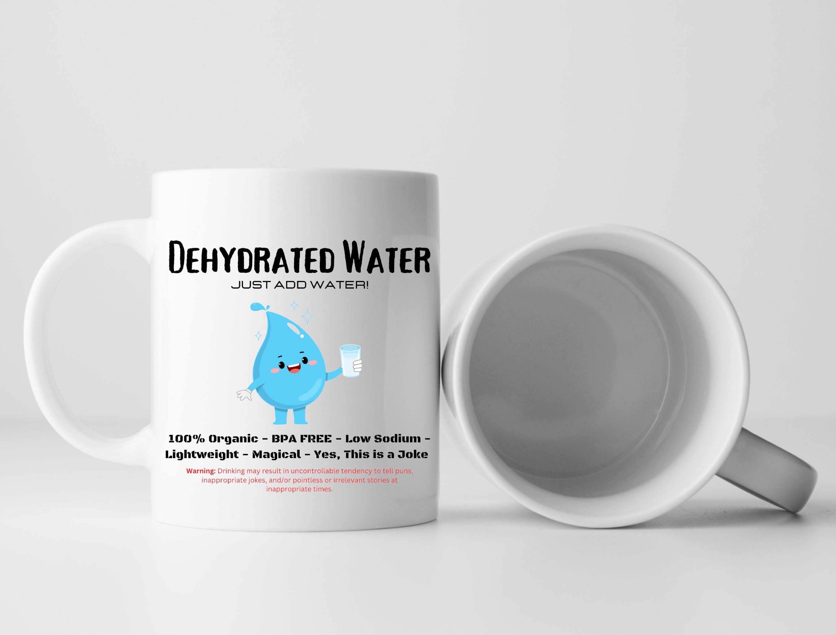 Dehydrated Water, Funny Gag Gift, Novelty Drink-ware, Practical Joke - Etsy