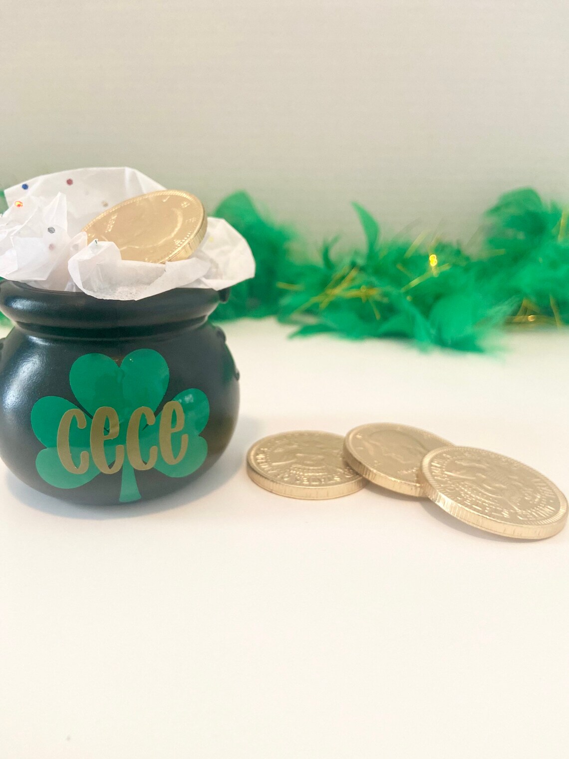 Personalized Leprechaun Pot of Gold Favor St. Patricks Day - Etsy