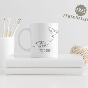 Personalized Wedding Vow Coffee Mug, Couple Mug, Wedding Mugs ...