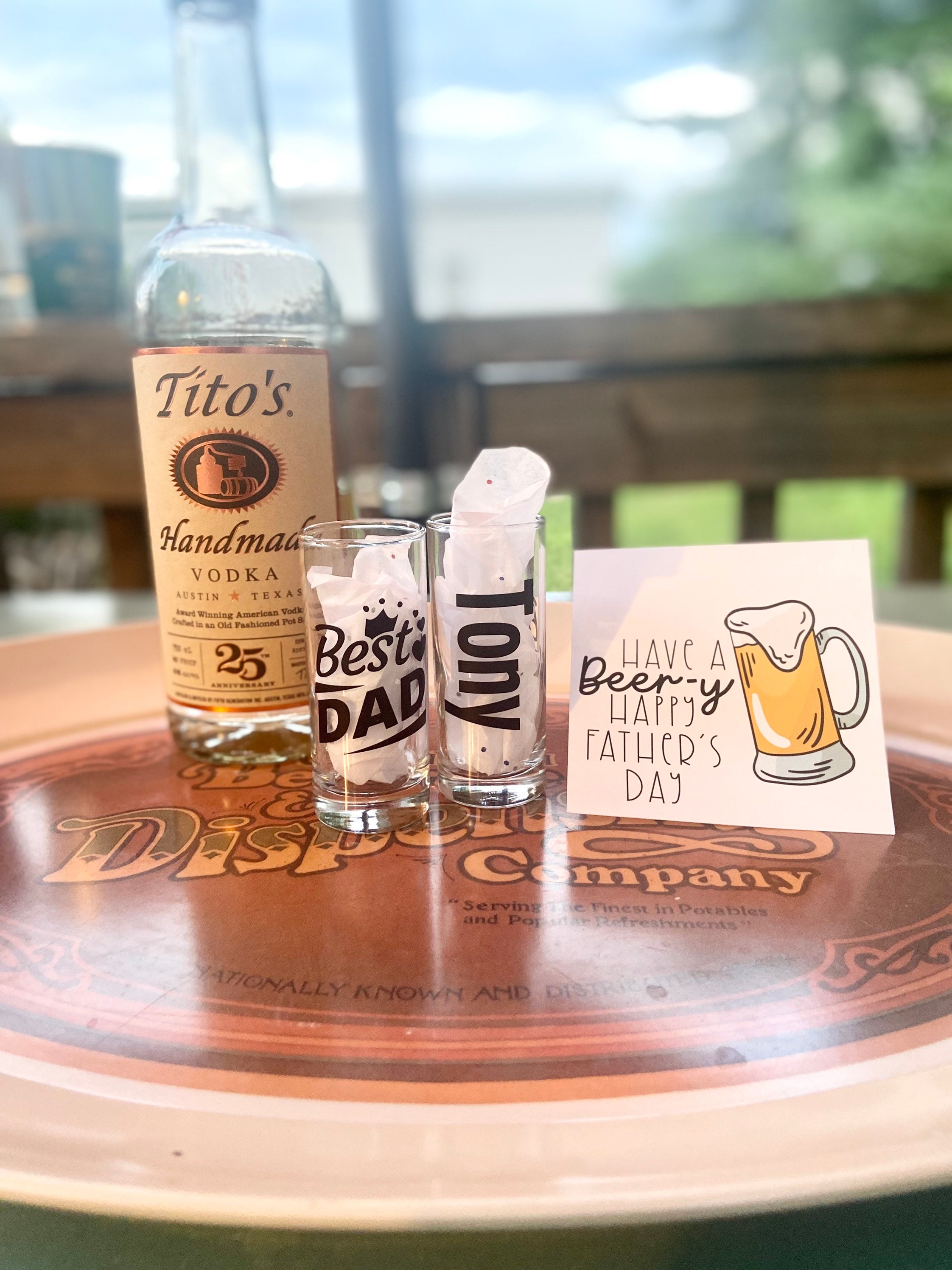 Fathers Day Shot Glass Best Dad Shot Glass - Etsy