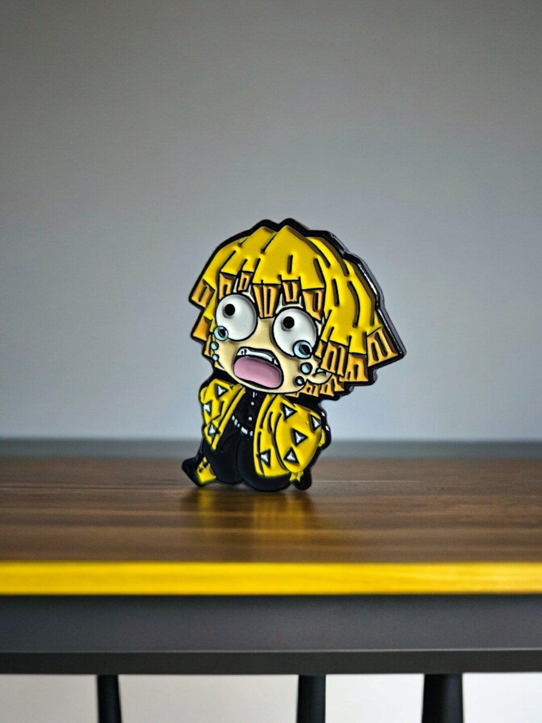 Demon Slayer Crying Zenitsu Enamel Pin - Etsy