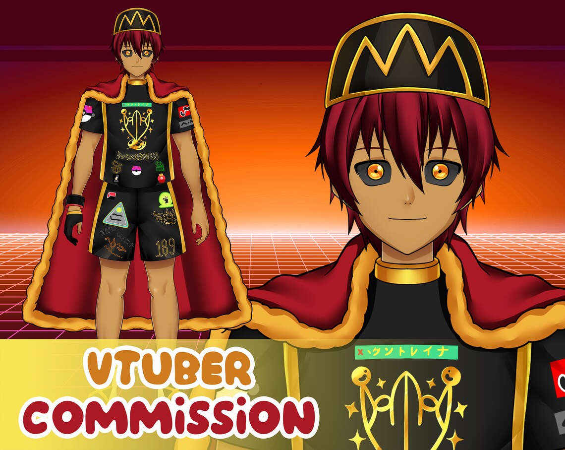 Vtuber Model Custom LIVE2D Vtuber Commission Vtuber Design - Etsy