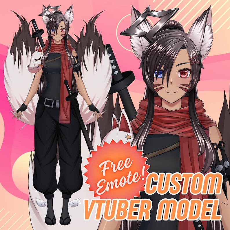 Custom Vtuber Model Live2d Commission | Vtuber Male & Female | Vtuber ...
