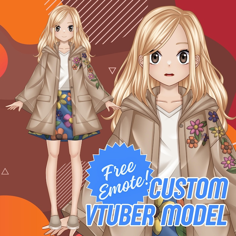 Custom Vtuber Model Live2d Commission | Vtuber Male & Female | Vtuber ...
