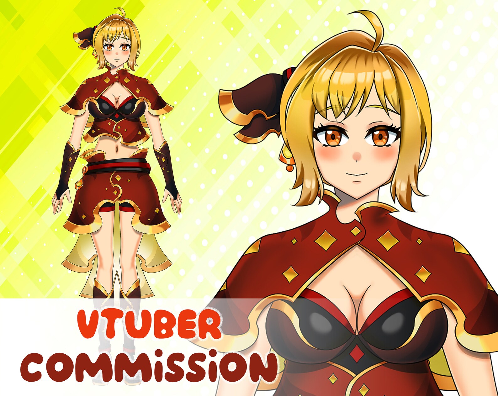 Vtuber Model Custom LIVE2D Vtuber Commission Vtuber Design - Etsy