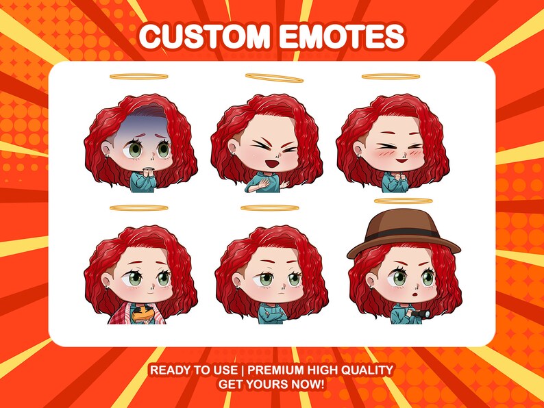 CUSTOM EMOTES High Quality Custom Premium Twitch Emotes for Streamer ...